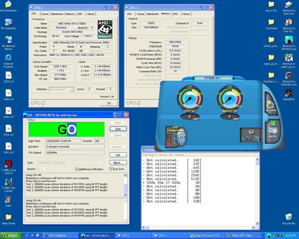5000+ Black Brisbane G2 air cooling: 3255mhz @1.44v Orthos stable, 3491mhz @1.55v | Overclock.net