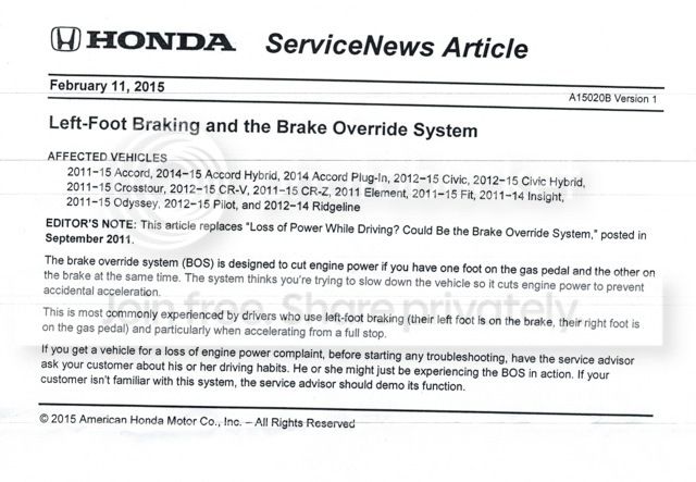 Accelerator Lag: Left-Foot Braking and Brake Override System | Drive ...