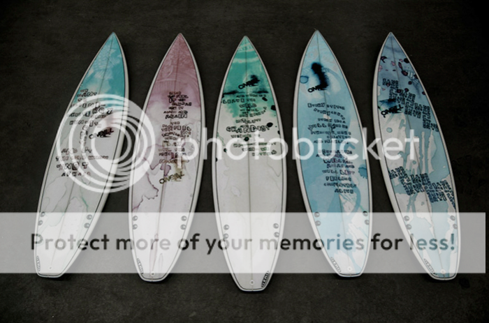 Surfboard graphics - QBN