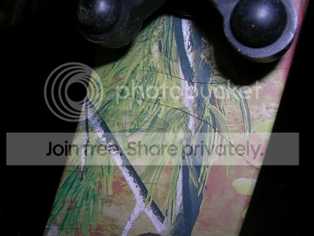 Scratch, Crack, or bad finish? | Archery Talk Forum