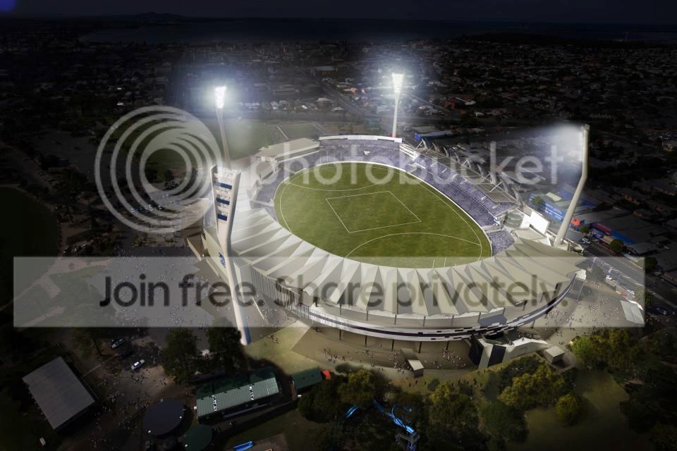 News - Simonds Stadium stage 3 redevelopment - Players Stand, big ...