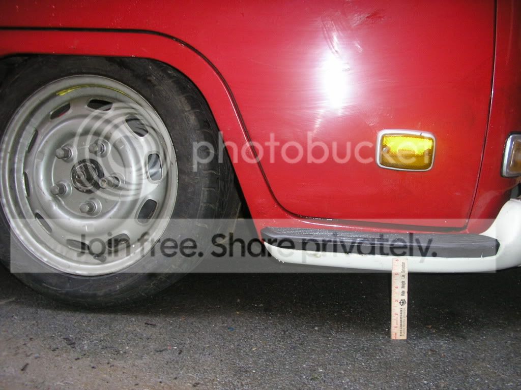 Lowered the van today! | Volkswagen Type 2 Early Bay Forum
